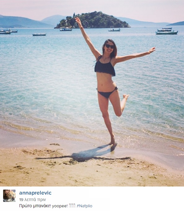 Ποια κούκλα Ελληνίδα έκανε το πρώτο της μπάνιο και πόζαρε με το μπικίνι της στο instagram ...